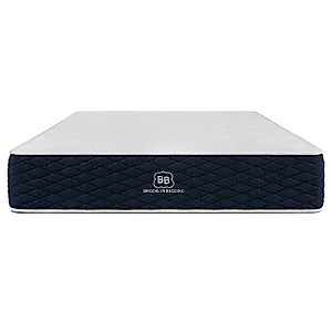 Brooklyn Bedding Signature 11" Hybrid Mattress with Pressure Relieving Foam, Queen Medium
