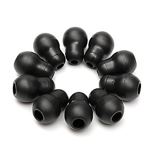 10pcs 2cm Silicone Black Super Soft Earplug Eartips Earpieces For Littmann Stethoscope
