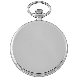 Gotham Men's Silver-Tone Mechanical Hand Wind Railroad Pocket Watch # GWC14100S