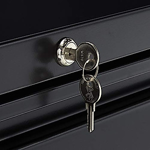 Lorell 2-Drawer Lateral File, 36 by 18-5/8 by 28-1/8-Inch, Black