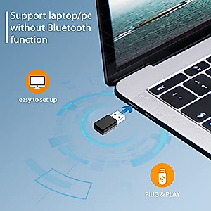 Wireless Headset, Bluetooth Headset with Microphone Noise Cancelling & USB Dongle, 28hrs talktime, On Ear Wireless Headphone with Mic Mute & Charging Dock for PC/Cell Phone/Zoom/Skype/Office