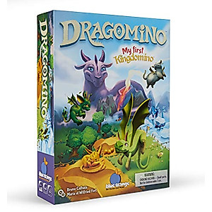 Blue Orange Games Dragomino, My First Kingdomino- Kid Strategy Game for 2 to 4 Players- Ages 5 and Up