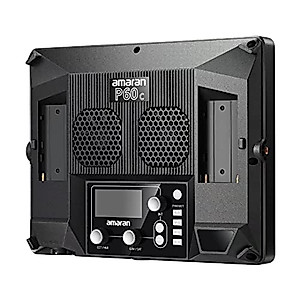 Aputure Amaran P60C RGBWW Video Panel Light,Color Temperature 2500K-7500K,60W,CRI95+/TLCI 96+,5900lux@1m,10 Light Effects,with Softbox,Support App
