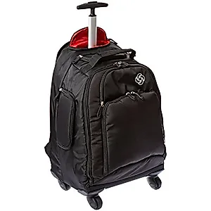 Samsonite MVS Rolling Backpack, Black, 19-Inch