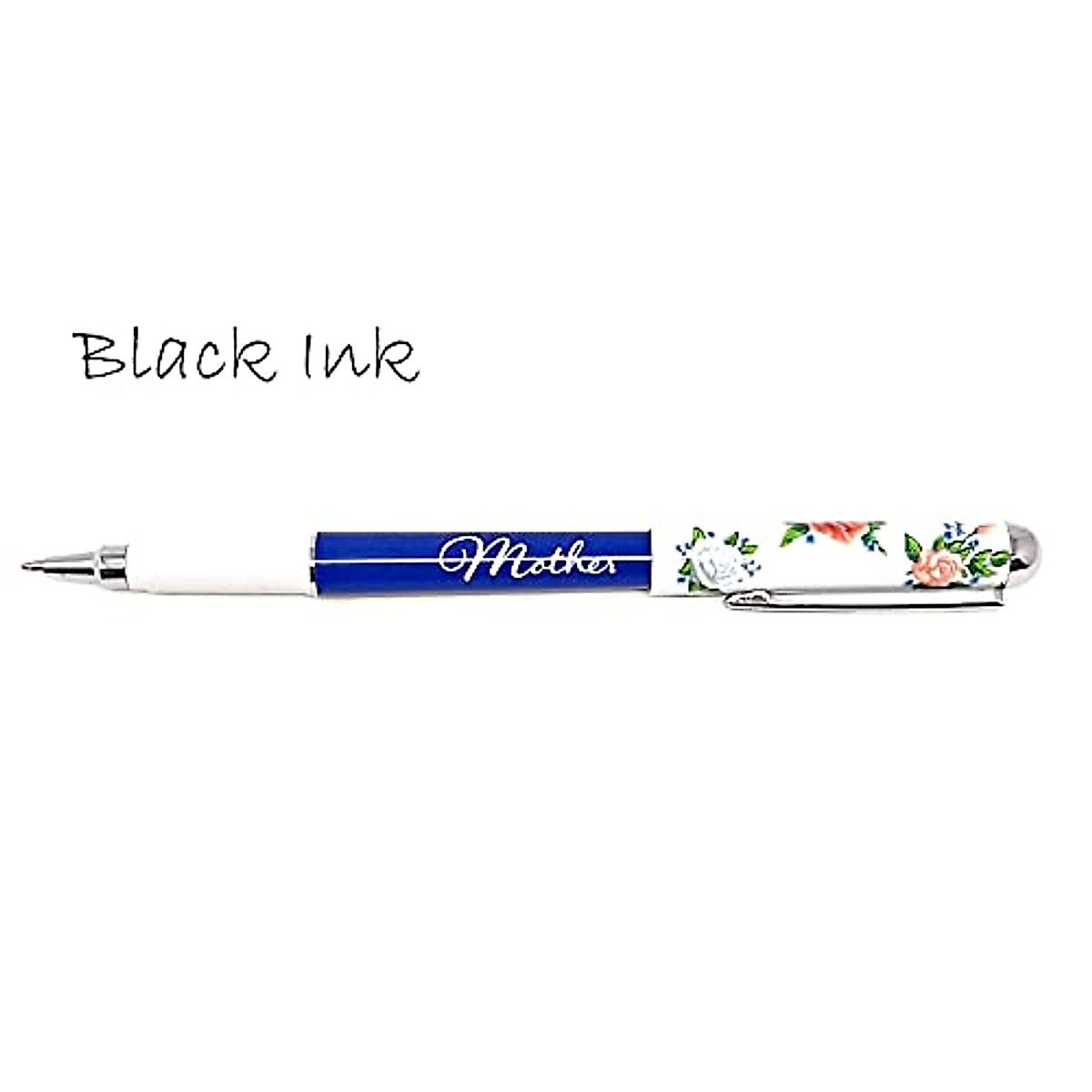 Heart of a Mother Madonna and Child Rollerball Pen with Bookmark Gift Set for Catholic Moms