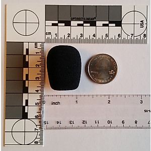 Compete Audio Standard Microphone Windscreens (Microphone Covers) 12-Pack Headset/Lapel (Lavalier) Fitness Leader/Gamer Pack Black