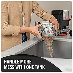 Dirt Devil Portable Spot Cleaner Machine for Carpet and Upholstery, Powerful Suction Spot Cleaning Machine with Versatile Tools, Pair with Dirt Devil Portable Spot Cleaner Solution