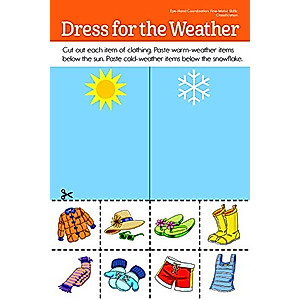 Preschool Cutting and Pasting: Scissor Skills Activity Book for Preschoolers to Practice Cutting Paper, Sort, Match, Find Patterns and More (Highlights Learn on the Go Practice Pads)