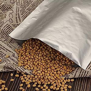 10 Pieces 5 Gallon Mylar Bags, Mylar Bags for Food Storage (17.7" x 23.6") 4.5 Mils Thick