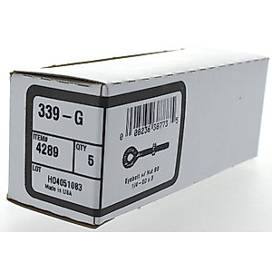 Hillman Stainless Steel Eye Bolt with Nut (1/4"-20 x 3")