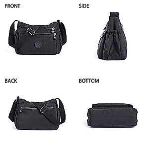 Crossbody Bags for Women Waterproof Tote Bag Casual Nylon Purse Handbag RFID Lightweight Messenger Bag