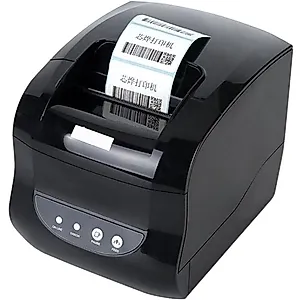 Thermal Label Maker, BT Thermal Shipping Label Printer, 80mm POS Receipt Printer with Auto Label Detection, Printing Width:76mm and Resolution 203DPI, for Home, Office & Small Business