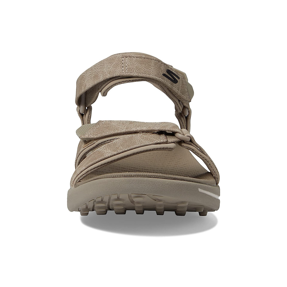 Skechers Women's Arch Fit Spikeless Golf Sandal Sneaker, Taupe, 7