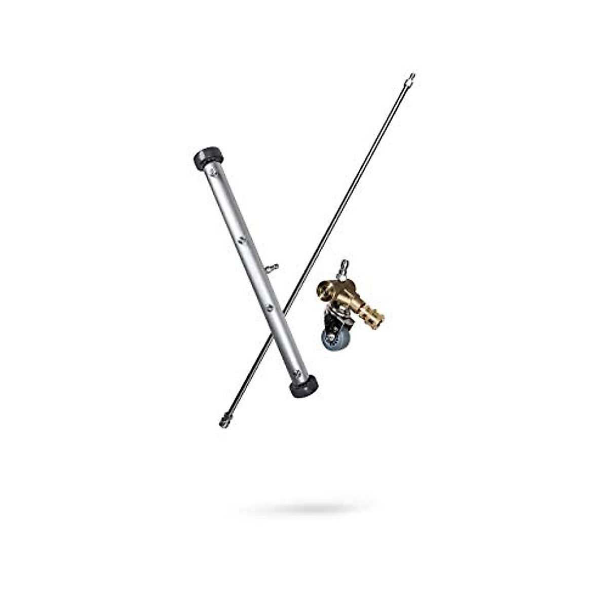 Adam's Undercarriage Cleaning Wand x MTM Hydroparts Complete Kit - Engineered in Collaboration with MTM Hydroparts - Military Grade Materials Deliver High PSI to The Underside of Your Vehicle