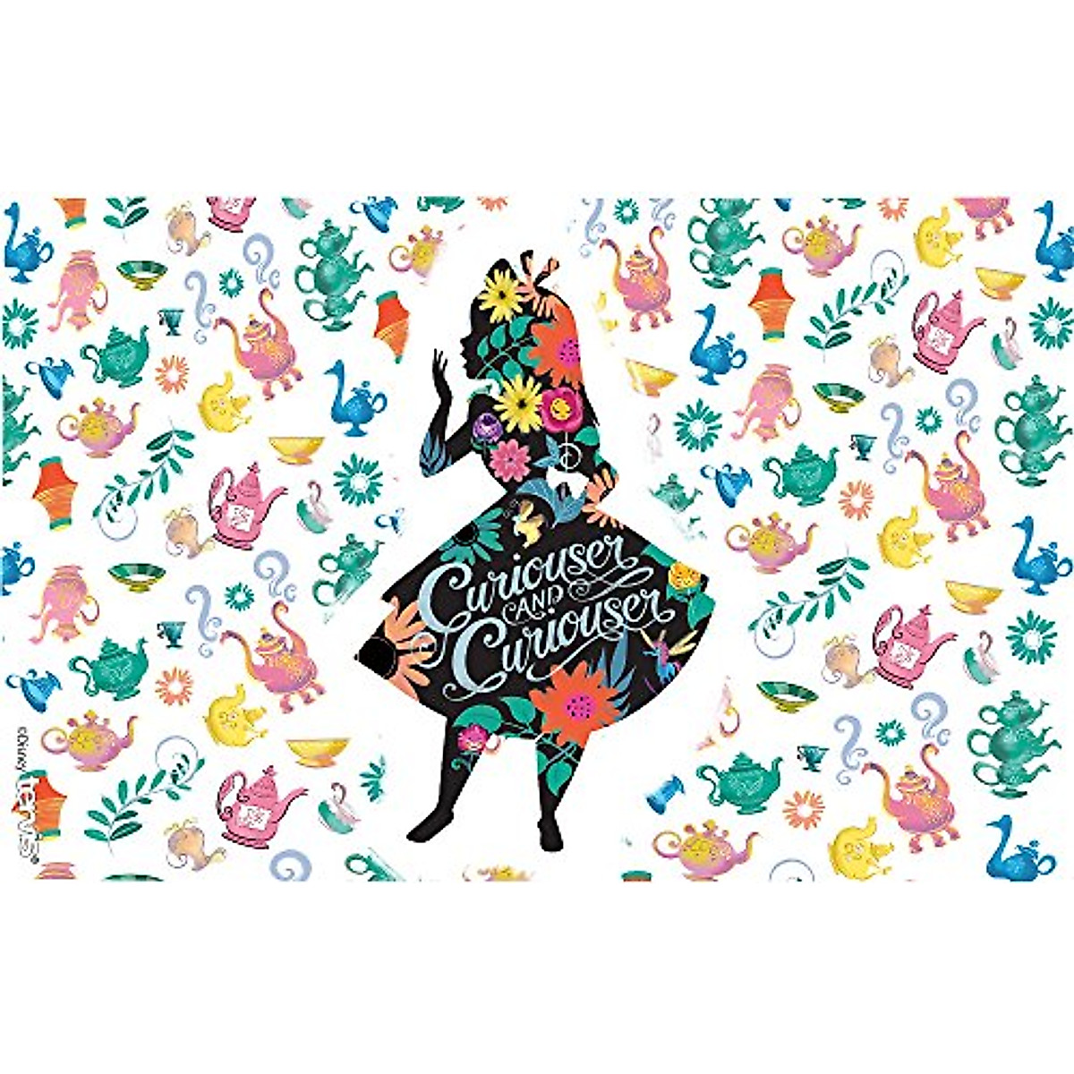 Tervis Disney - Alice In Wonderland - Curiouser Made in USA Double Walled Insulated Tumbler Cup Keeps Drinks Cold & Hot, 16oz, Classic