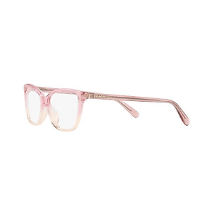 Coach HC6206U Universal Fit Prescription Eyewear Frames, Transparent Pink Gradient/Demo Lens, 52 mm
