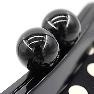 Menurra Polka Dot Evening Bag Clutch Purse for Women Wedding Party Handbag Cocktail Bag