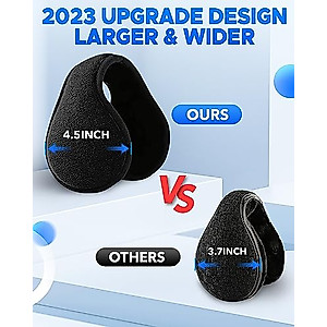 Venswell Winter Ear Muffs/Earmuffs for Men Women Fleece Ear Warmers for Cold Weather Running-Behind the Head Ear Cover Adjustable