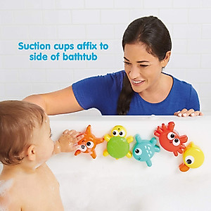 Kidoozie Spin 'n Play Sea Friends, Bathtub Toys for Children 12 Months and Older