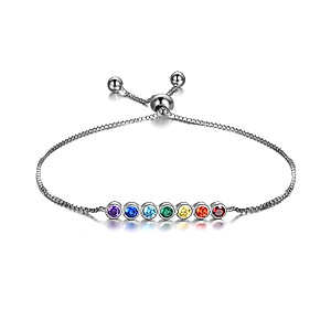 ONEFINITY Chakra Bracelets Sterling Sliver 7 Chakra Bracelets for Women Healing Jewelry Yoga Gifts for Women Girl