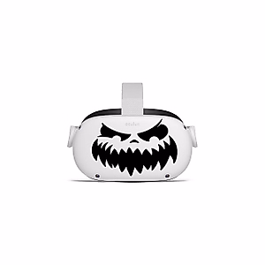 Pumpkin Wicked Smile - Oculus Quest 2 - Decals - Black