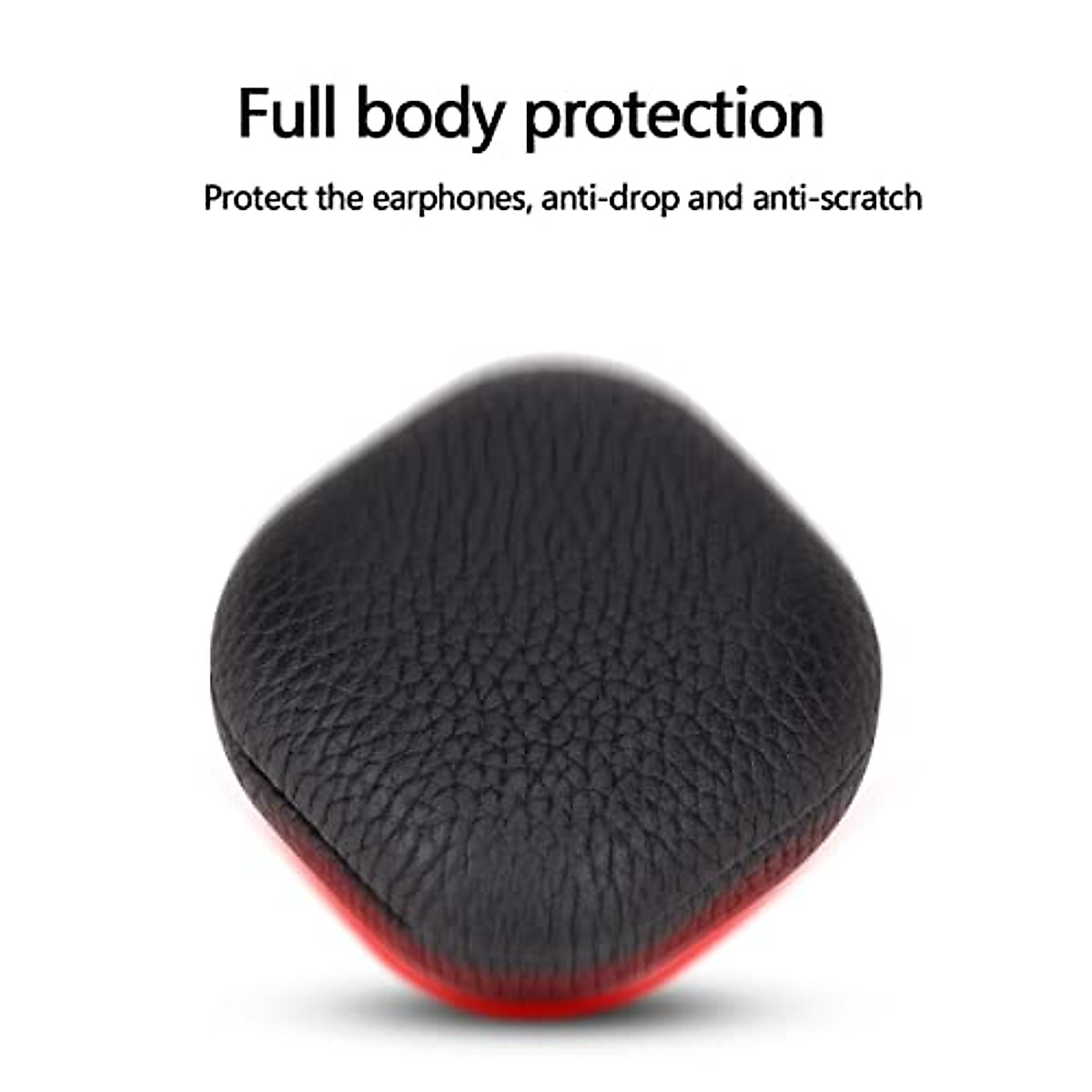 Cover Case for Samsung Galaxy Buds 2 Case，Galaxy Buds Pro Case Galaxy Buds Live Case,Genuine Leather case Complete Protection Against Scratches, Bumps, Anti-Shock and Anti-Slip