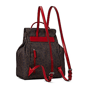 Calvin Klein Mallory Backpack Brown/Khaki/Salsa One Size