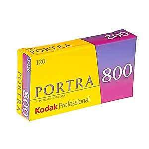 KODAK 812 7946 Professional Portra 800 Color Negative Film 120 (ISO 800) 5 Roll Pack 2-Pack, 2 Pack (8127946)