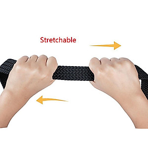 Swtddy 2 Pack Women's Stretch Braided Web Belts Elastic For Jeans Casual Pants Dresses Belt