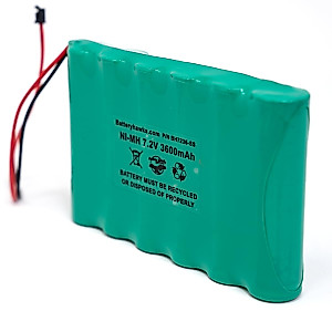 DSC IMPASSA 9057 Battery 6PH-H-4/3A3600-S-D22 7.2v 3600mAh Ni-MH Wireless Security System ADT SCW9057G-433