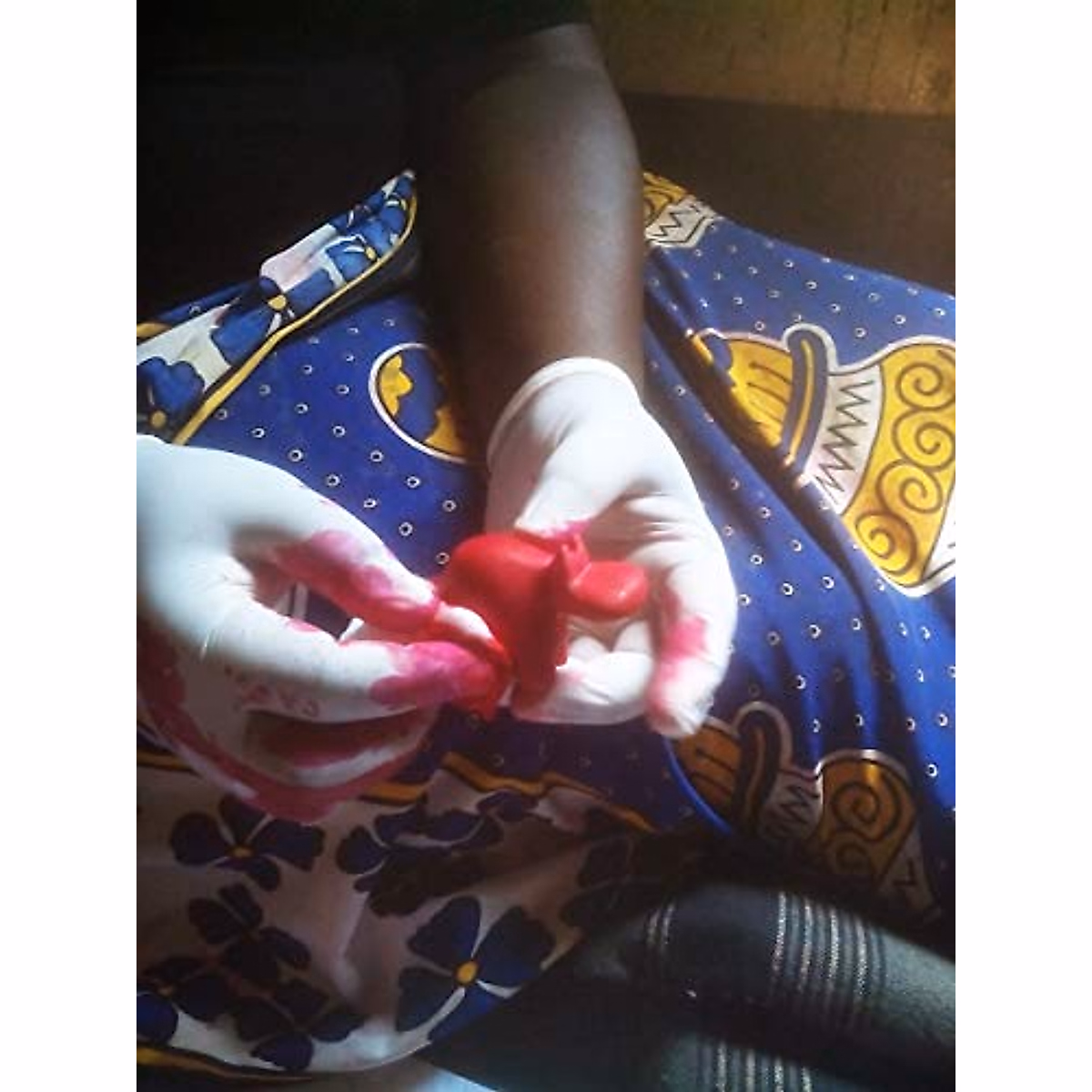 Soapstone African Rhino - Figurine Sculpture - Handmade in Kenya - 2 Inches Height x 3 Inches Long, Crimson Red, SS5