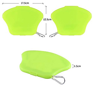 2Pack Storage Holder, Multi Purpose Carrying Case Box with Convenient Design, Portable Reuable Useful Sanitary,Dust Proof, Moisture Proof, Diswasher Safe as Necessity for Daily Use