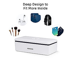 UV Light Sanitizer, Phone Sanitizer UV Box | UV Sterilizer Box for Smartphone | Clinically Proven Kills Germs Viruses & Bacteria UV-C Light Disinfector 2021 New Gift for Family Men