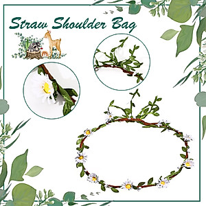 4 Pieces Mom to Be Sash for Woodland, Baby Shower Sash Mom to Be Corsage with Sage Green Leaf Crown Dad to Be Corsage Set Woodland Theme Baby Shower Party Favors for Gender Reveal (White Flower)