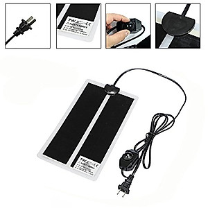 Vivona Fish & Aquatic Pets - 7W Reptile Heater Adjustable Temperature Heat Mat Pet Heating Warmer Pad 220-240V
