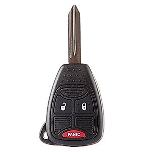 cciyu 1PC Keyless Entry Remote Fob Case Replacement for Chrysler Town & Country/ for Dodge for Dakota for Nitro for Grand for Caravan for Durango/ for Jeep for Patriot OHT692713AA OHT692427AA