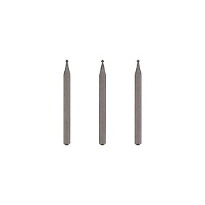 Dremel 106 Engraving Cutting Bit Multipack - 3x Ball-shaped Engraving Cutter with 1.6mm Working Diameter