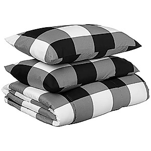 Safdie & Co. 60538.3DQ.01 Buffalo Collection Buffalo 3Piece Comforter Set, Full/Queen