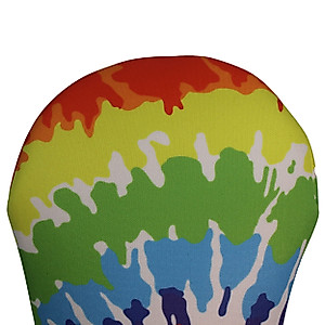 Tie Dye Collection Golf Club Headcovers 3 Separate Sizes Driver Fairway Hybrid All Sold Separately Handmade in USA by BeeJos (Rainbow, Driver)