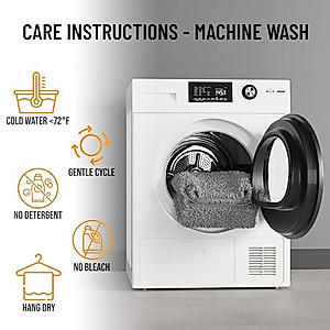 Ottomanson Luxury Collection Indoor Solid Design Rubber Back 2x6 Soft Pile Shag Rug for Hallway, Entryway, Kitchen, Living Room, Bedroom, Bathroom, Runner-2' x 6', Dark Gray