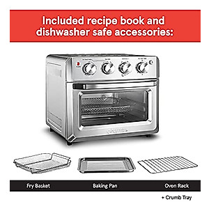 Gourmia Toaster Oven Air Fryer Combo 7-in-1 cooking functions 1550 watt air fryer oven 19.8L capacity air fryer accessories included convection toaster oven rack, air fryer basket GTF7580