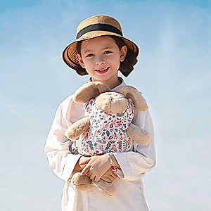 GAGAKU Toy Baby Carrier for Dolls Doll Accessory Stuffed Animal Carrier for Kids with Adjustable Straps - Pink Deer