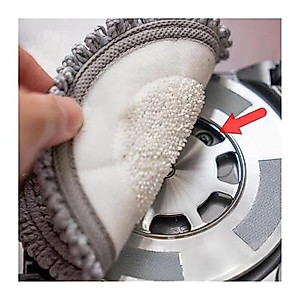 LCHONGMING 6Pcs Replacement Mop Pads Rags. Compatible for LG, A9 Steam Mop Cloth Vacuum Cleaner Robot Mopping Machine Cleaning Cloth Spare Parts. Cleaning Cloth