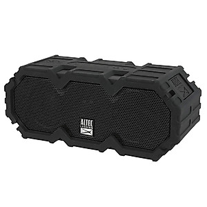 Altec Lansing LifeJacket 3 - Waterproof Bluetooth Speaker, Wireless & Portable Speaker for Travel & Outdoor Use, 30 Hour Playtime & 50 Foot Range, Black
