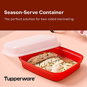 Tupperware Season-Serve Marinating Container - Dishwasher Safe & BPA Free Container (2.9 L/12.5 Cups)