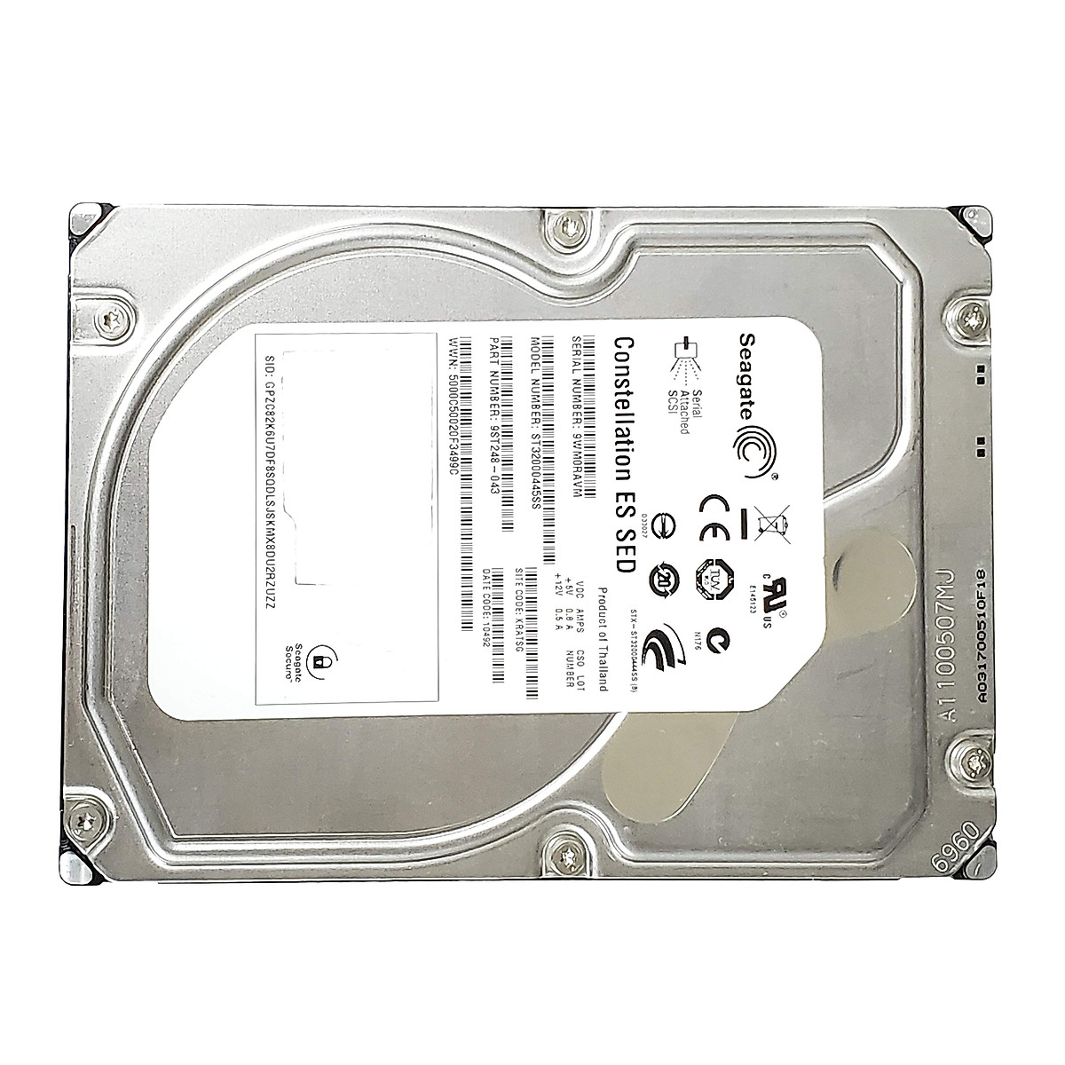 Seagate 2TB 7.2K 3.5" 6Gb/s SAS Hot Swap Hard Drive with Tray Compatible with Dell PowerEdge R710, R720, and R730 Servers (Renewed)