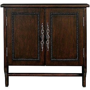 Home Decorators Collection Chelsea Wall Bath Cabinet, 24" Hx24 Wx8 D, Antique Cherry