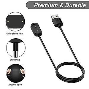 Emilydeals 2-Pack Charger for Amazfit T-Rex, GTS, GTR Smart Watch - Replacement Magnetic Charging Cable USB Cord for Amazfit T-Rex, GTS, GTR [1m/3.3ft] (2)