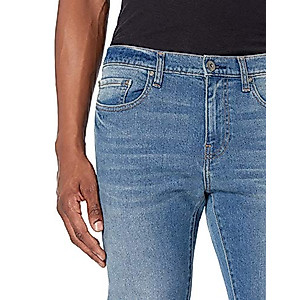 Amazon Essentials Men's Skinny-Fit Comfort Stretch Jean (Previously Goodthreads), Light Blue Broken-in, 30W x 29L