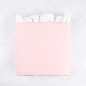 Blush Coral Pink Ruffle Crib Bedding Set Baby Girl Bedding Blanket Nursery Crib Skirt Set Baby Girl Crib Sheet (Ruffle Blanket)